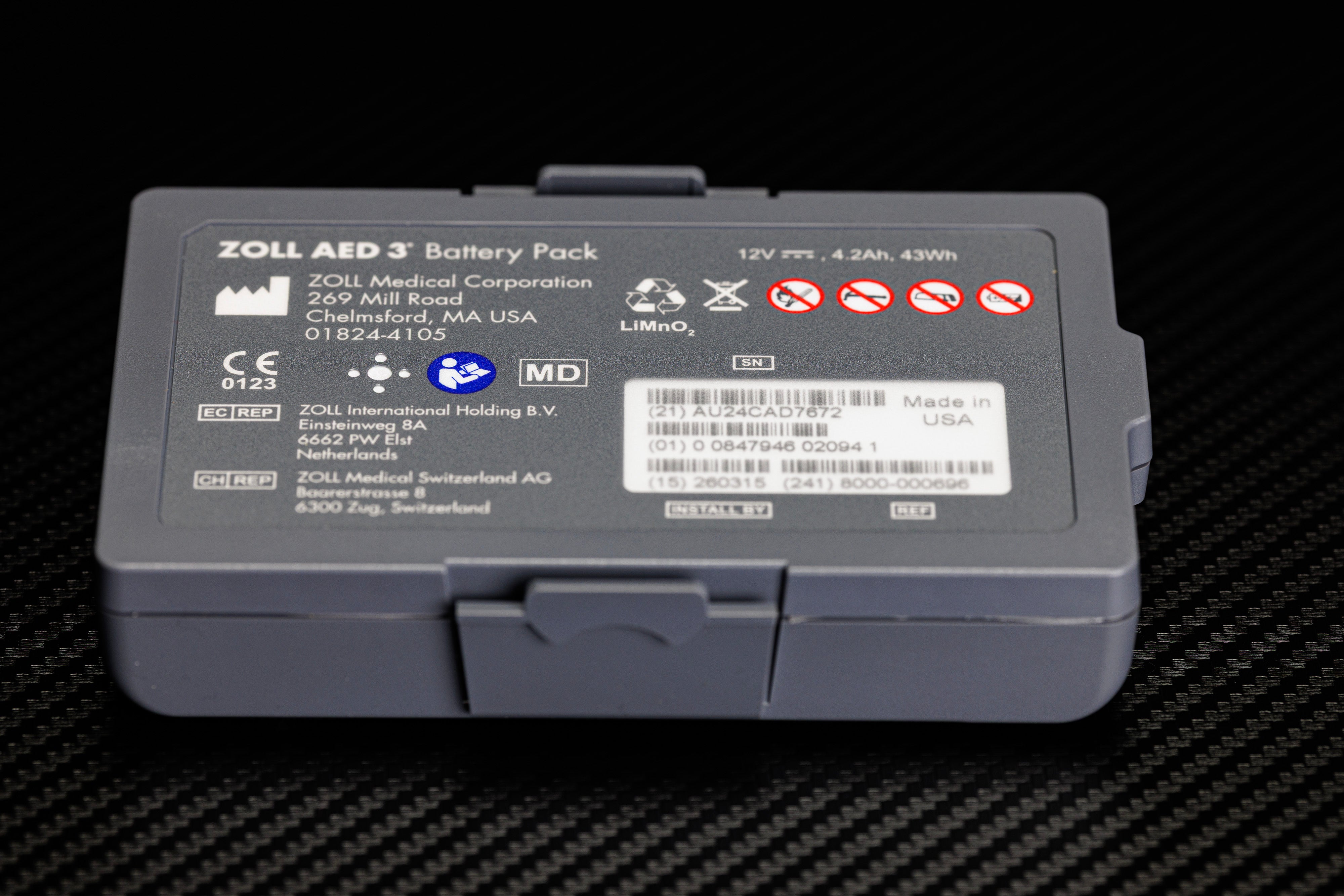 ZOLL AED 3 Battery Pack (Lithium Manganese Dioxide battery pack) – aedeverywhere